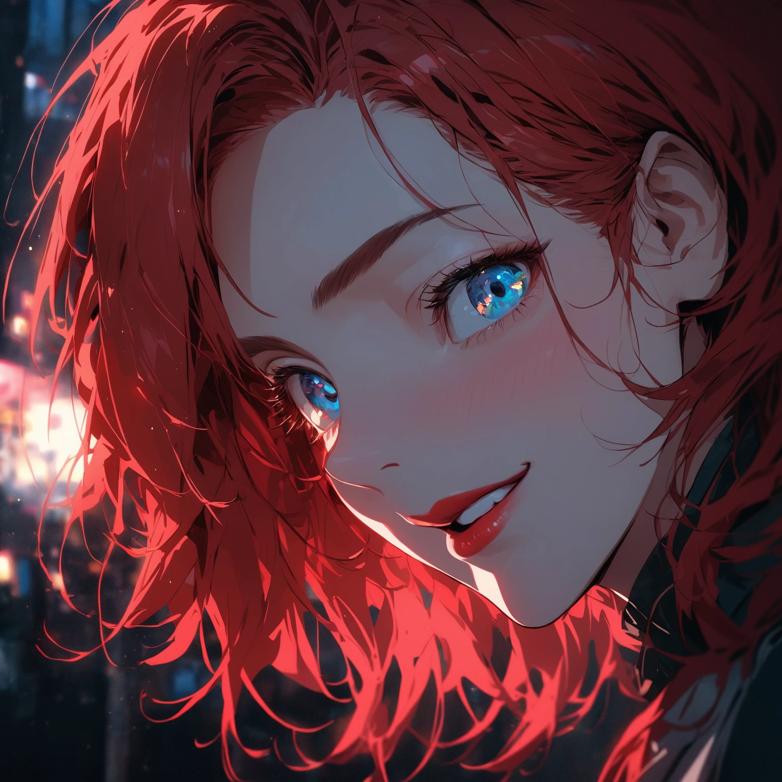 Anime-style illustrations, Anime Beauty, 1 mature woman, a bewitching ...