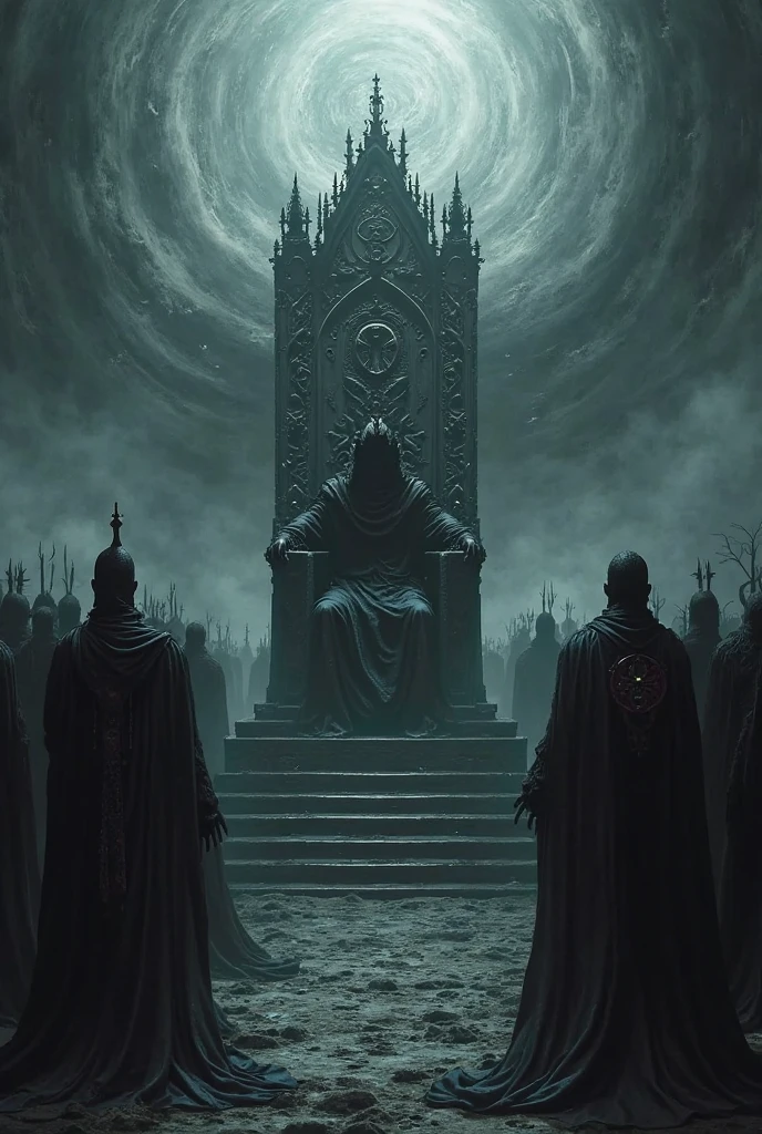 Make a shadow throne and put Foundation in the middle with a king and ...