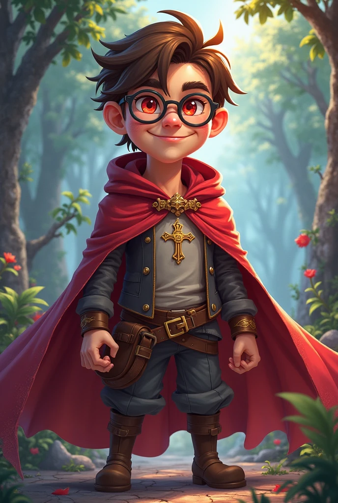 Make an RPG character, em cartoon, medium muscular body ,wizar - SeaArt AI