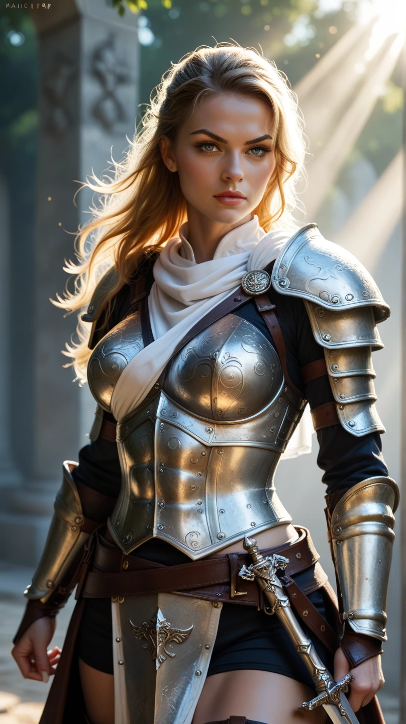 A beautiful warrior girl , Masterpiece , big ass, wearing tight clothes ...