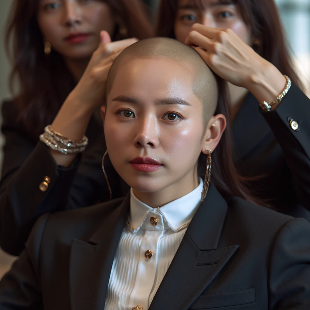 Han jimin, A full Complete root removed perfect shaped oiled Shiny ...