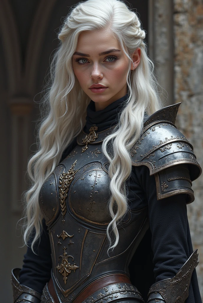A realistic avatar for my RPG. A 19-year-old woman with lilac eyes a ...