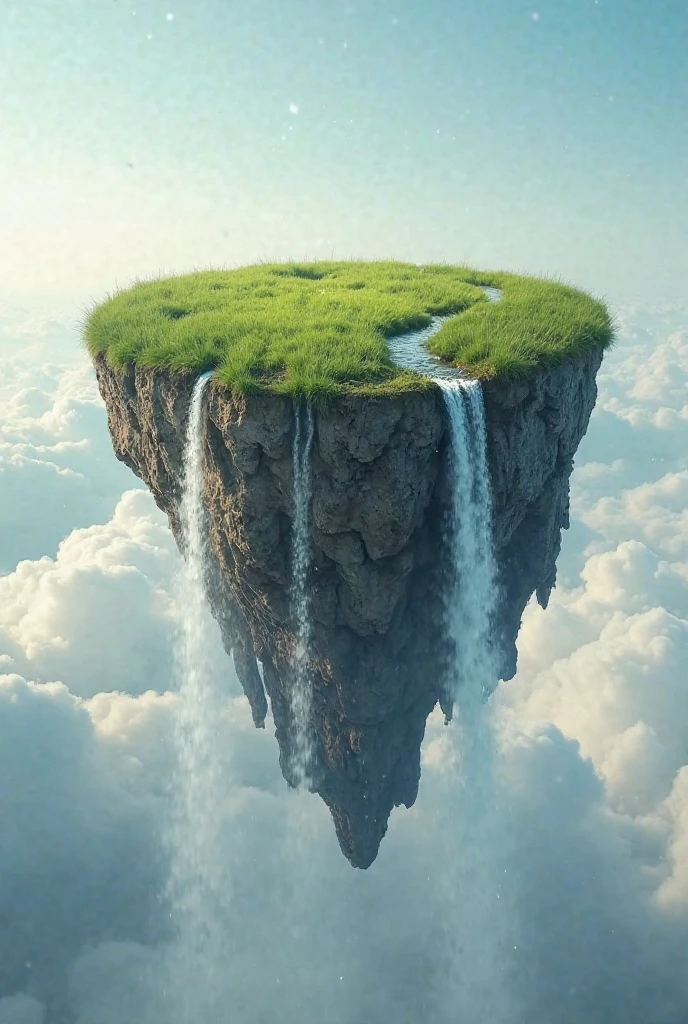 Floating Island in the Sky** **Concept**: Create a surreal landscape ...