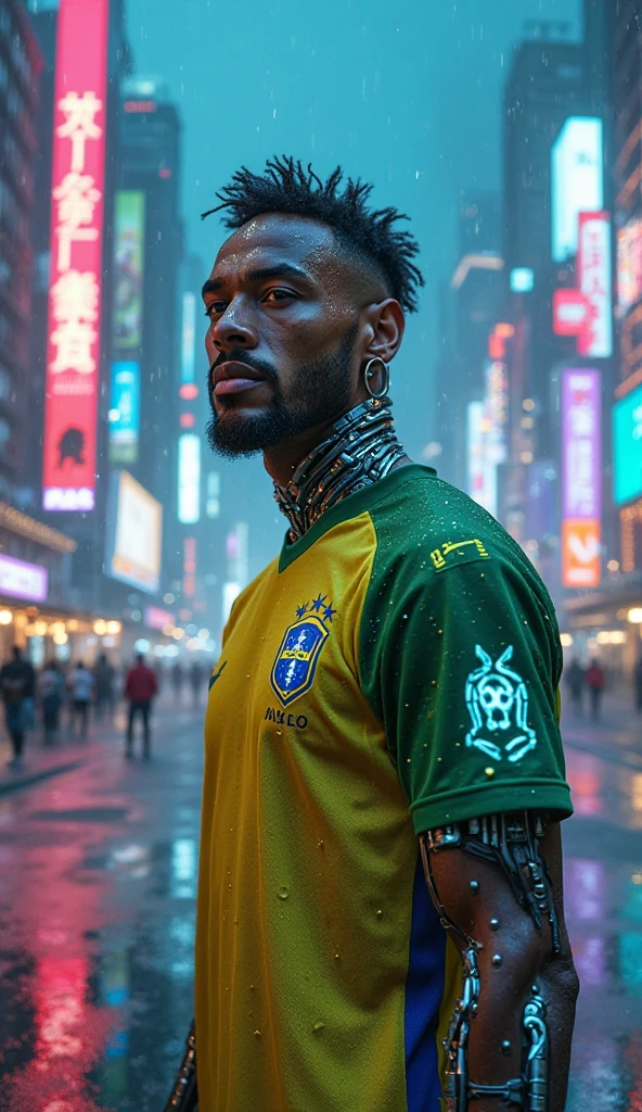 A hyper-realistic, cinematic 4K portrait of Neymar, the world - SeaArt AI