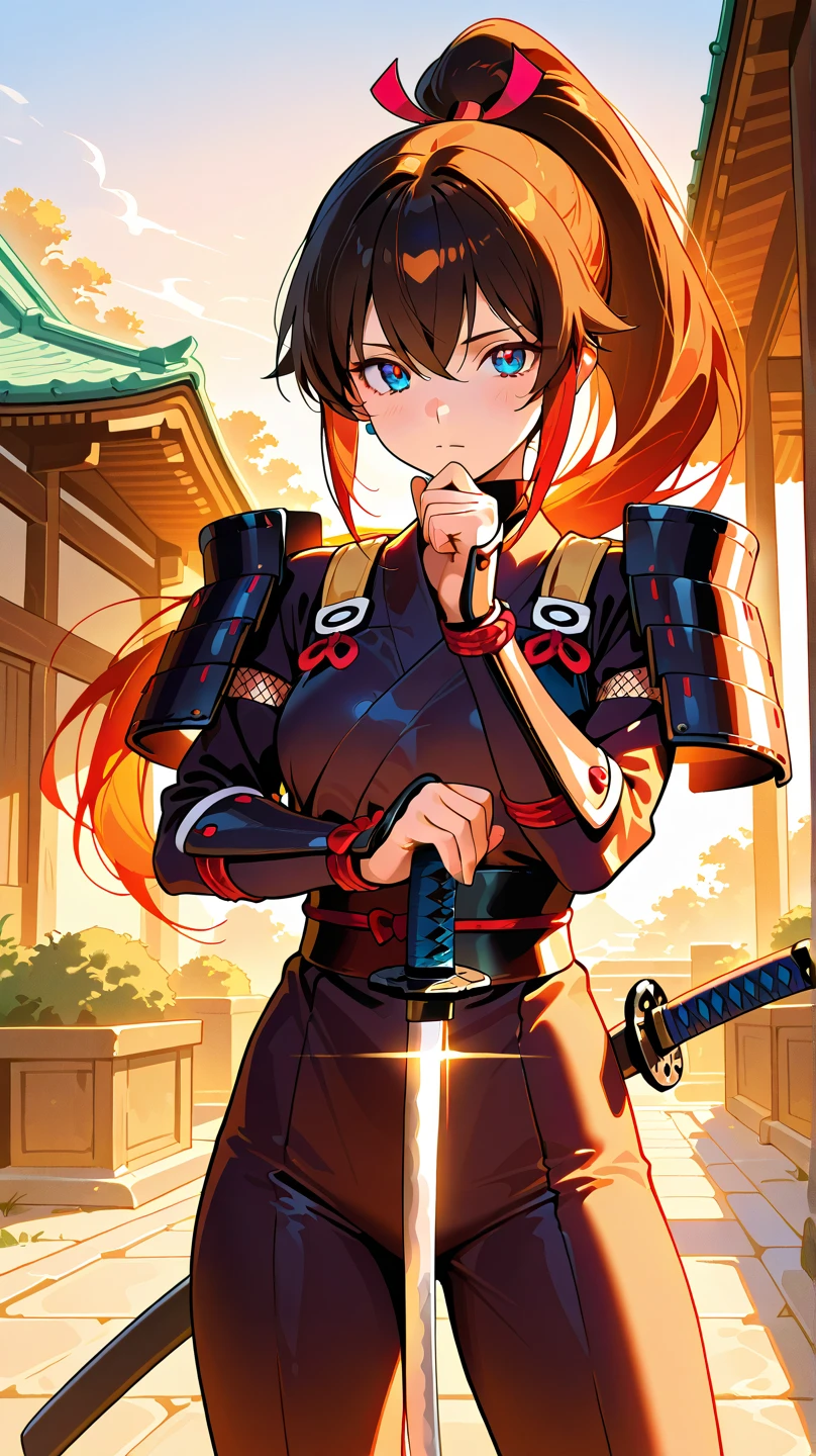 vector art、((female ninja))、female ninja、cute、Beautiful work - SeaArt AI