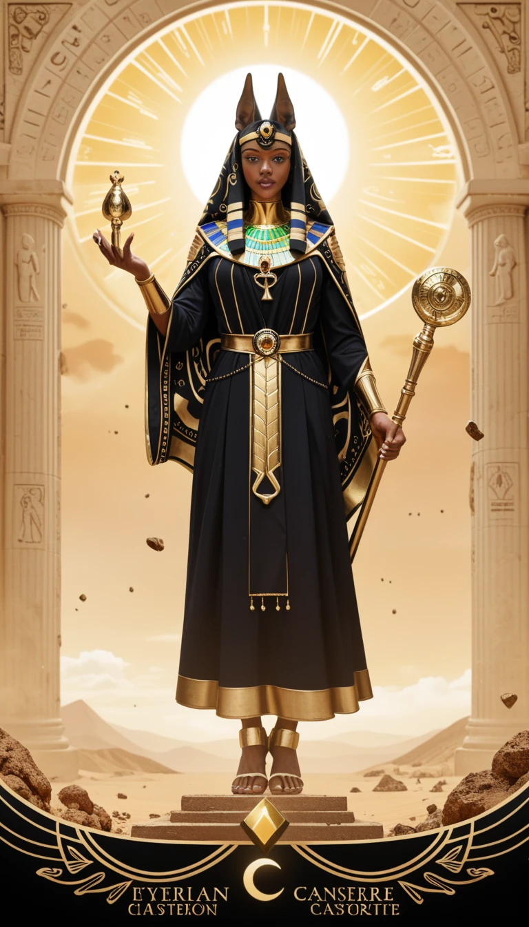 Tarot Card: Death – Anubis, Guardian of Transformation Anubis - SeaArt AI