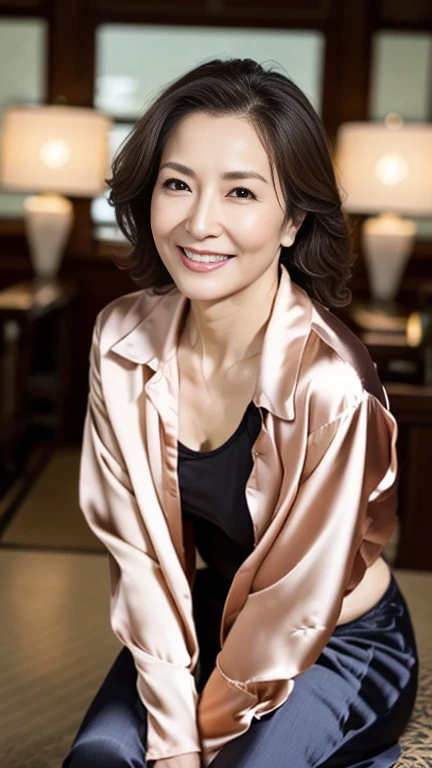 Japanese beautiful mature woman,((80 years old:1.3)),One person - SeaArt AI