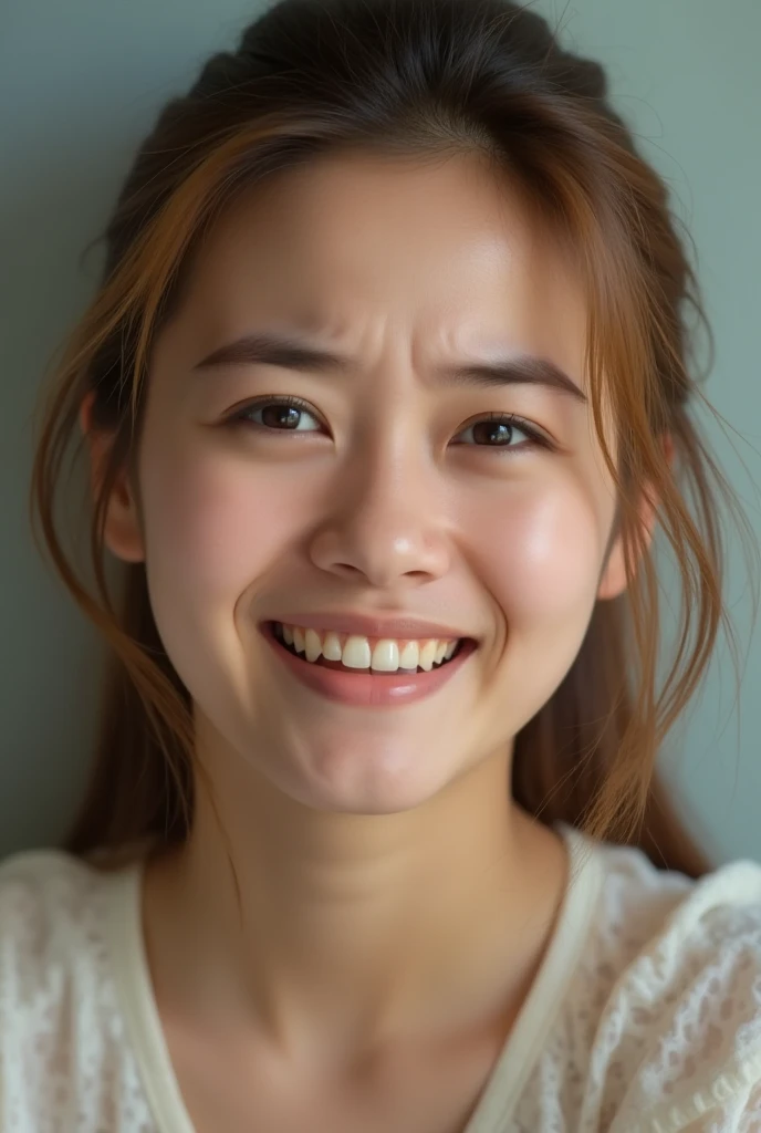 1girl, laugh, frown - SeaArt AI