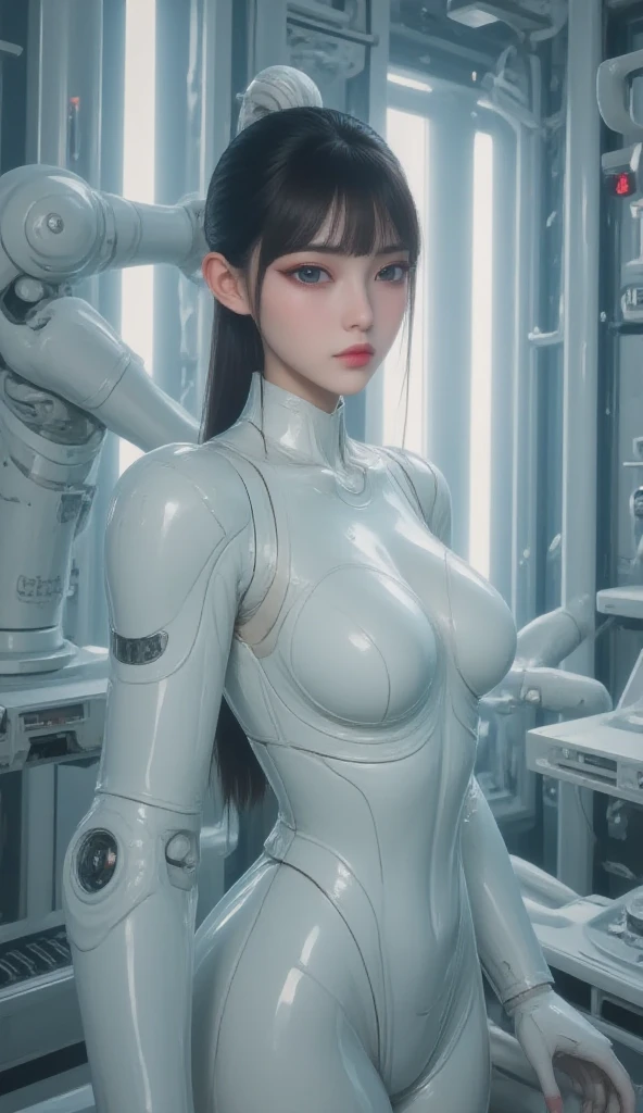 Masterpiece, best quality, extremely detailed, Japanese android girl ...