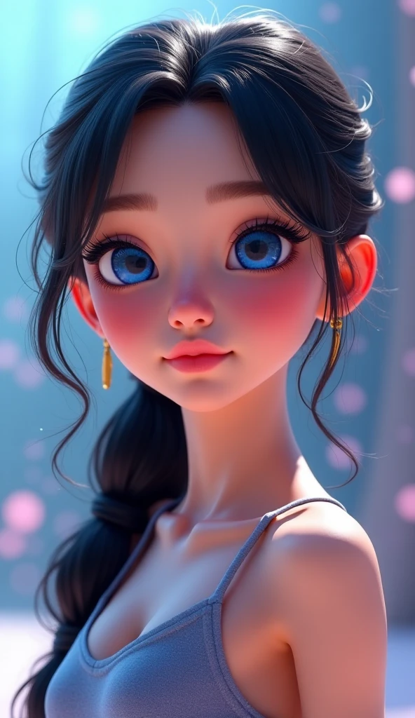 **"A stunning 3D animated girl in ultra-realistic 8K resolution - SeaArt AI