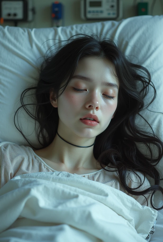 WHITE GIRL WITH BLACK HAIR, Hospitalized, disoriented, in a coma ...