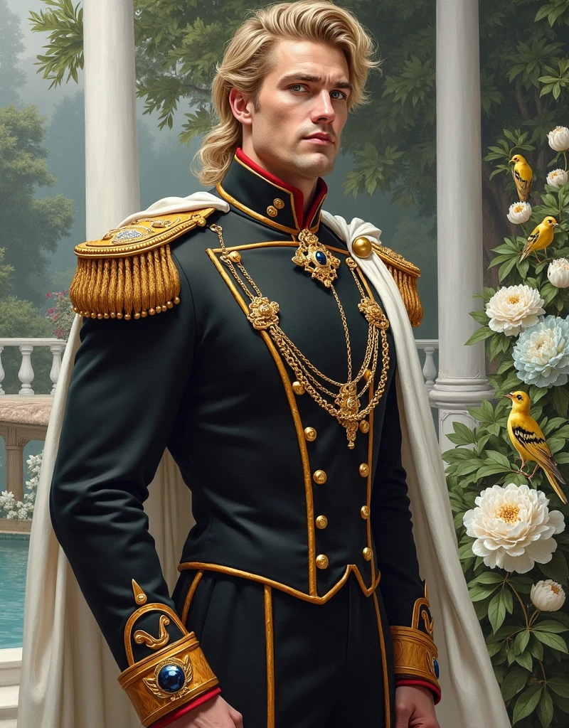 Oil portrait (painting on canvas), realistic image quality, photography ...