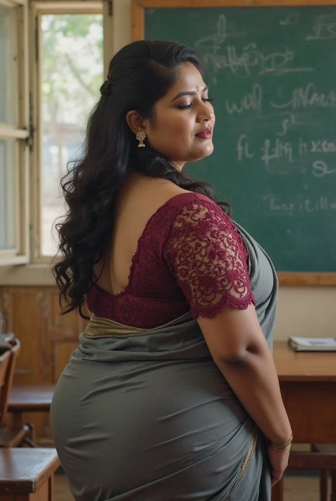 Back view,Full body image, indian hourglass body, Indian plus sized 29 ...