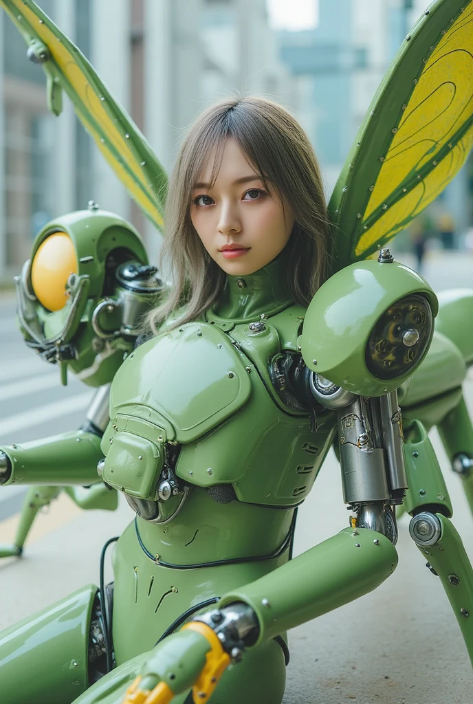 Insect-type Cyborg Girl, (top-quality:1.2, masterpiece), ultra - SeaArt AI