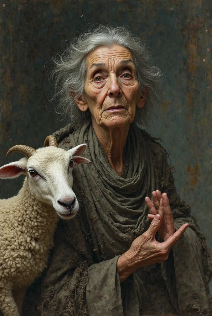 Create María Josefa from the book of "Bernarda Alba" She is 80 years ...