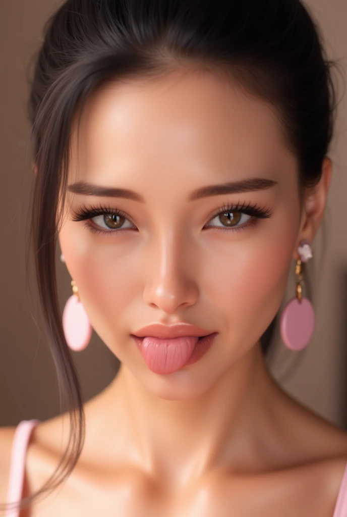 masterpiece, symmetrical , close up symmetrical portrai, slutty face ...