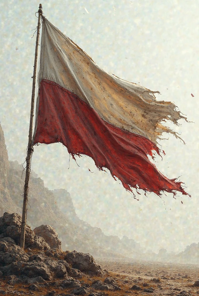 Tattered png flag - SeaArt AI
