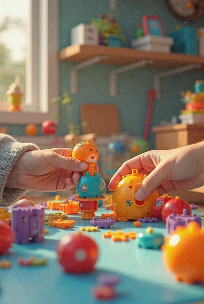 Snap toys being assembled correctly] - SeaArt AI