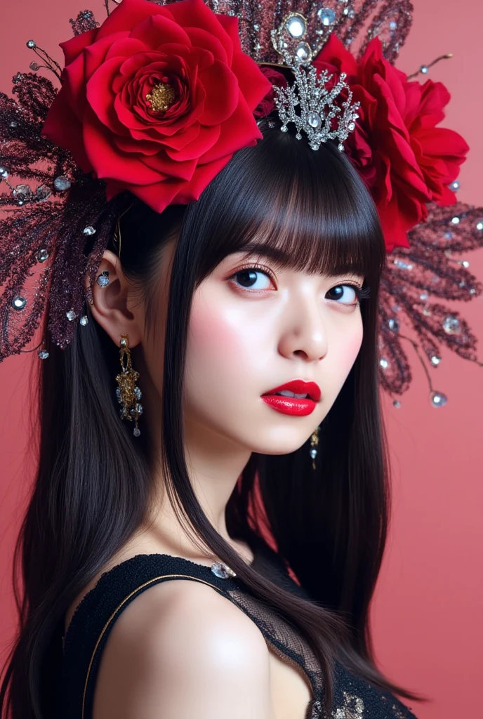 Rose Queen, astonishingly gorgeous woman, 8k Resolution, bold - SeaArt AI