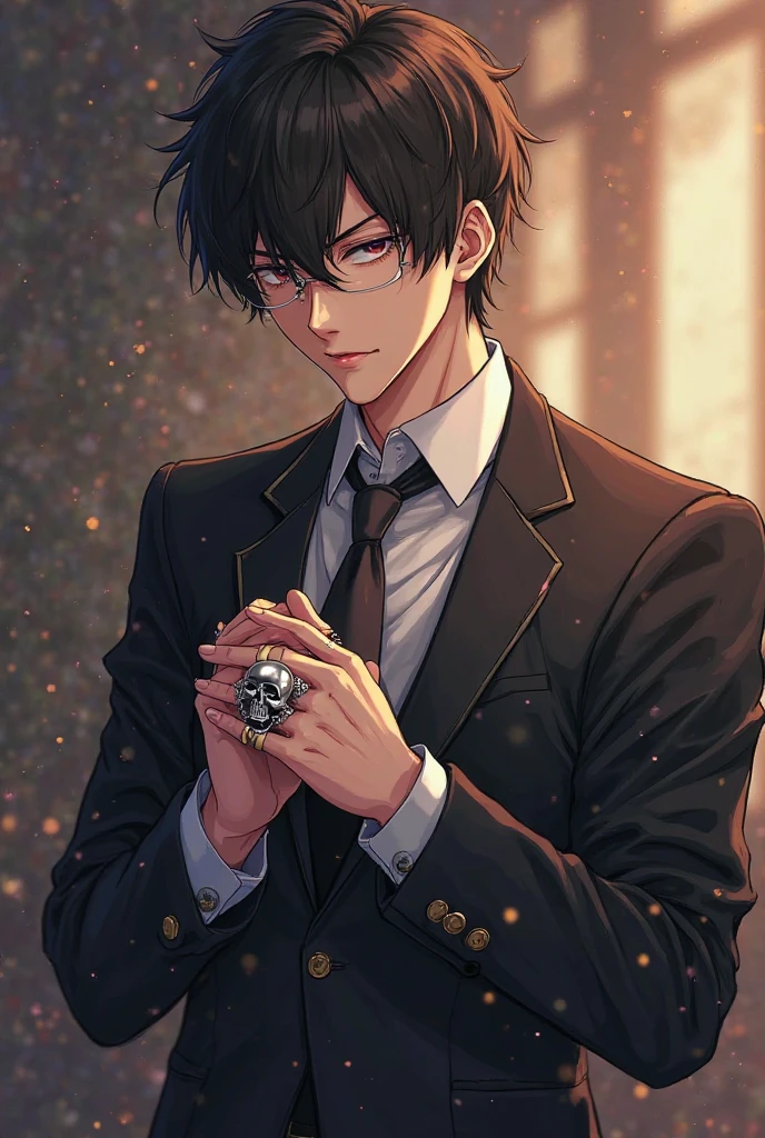 Cool ,handsome and young man(anime Mature boy ) , businessman like a ...