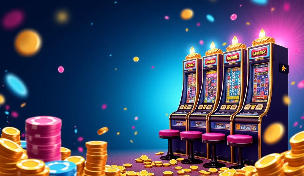 "A vibrant banner for the MGTWIN gaming site, featuring exciting ...