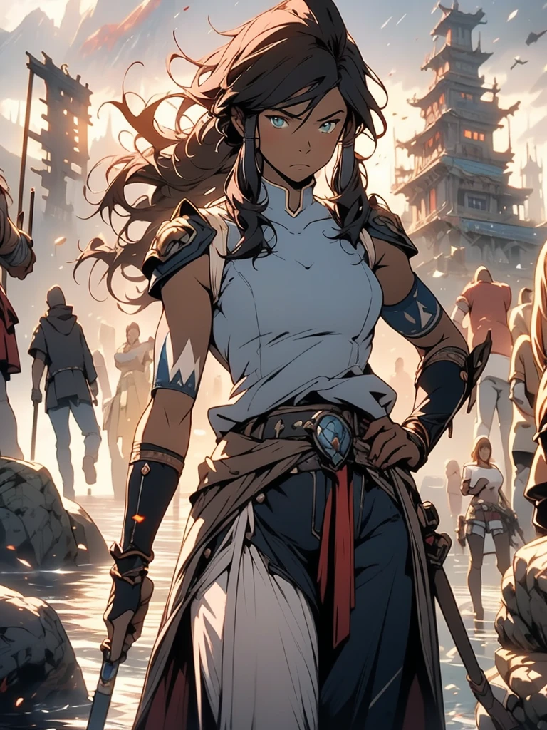 /imagine prompt: "korra from 'the legend of korra' in full body - SeaArt AI