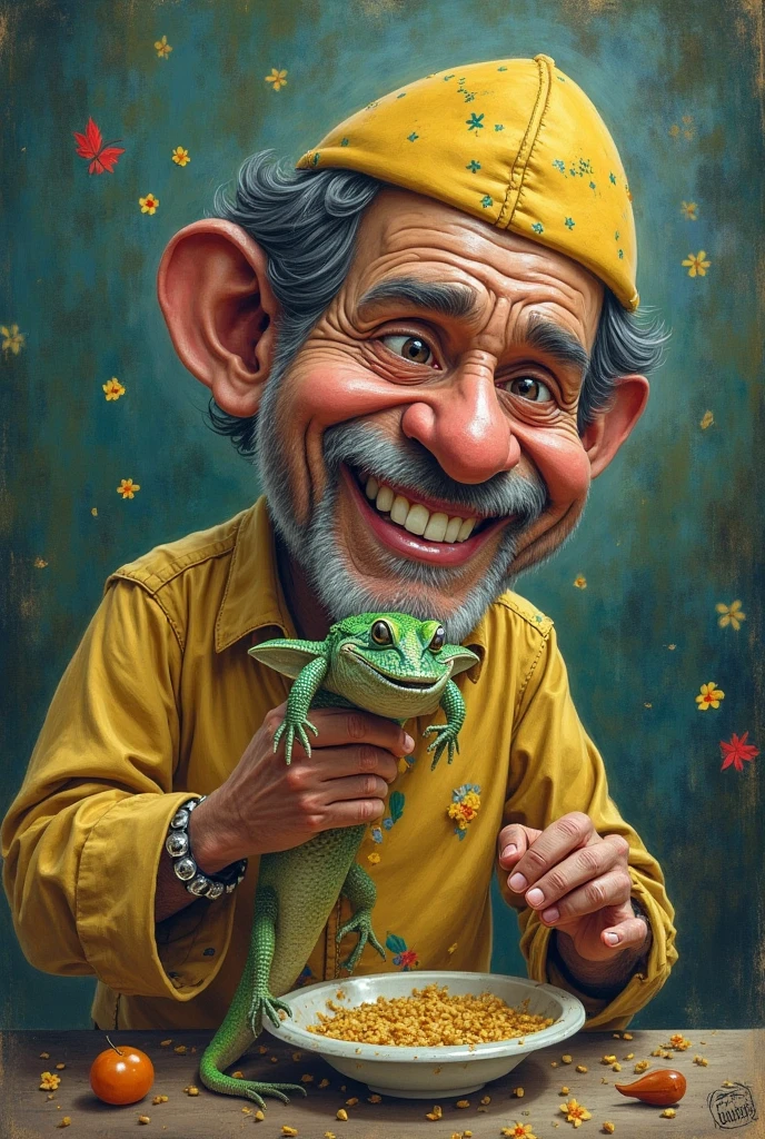 Do Lula eat Calango - SeaArt AI