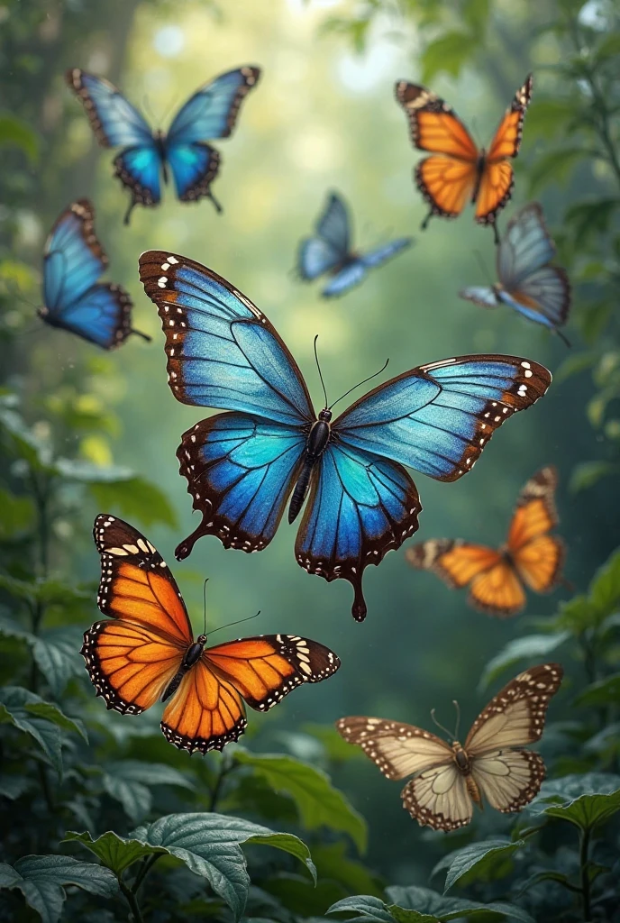 8 BREATHTAKING BUTTERFLIES AND THEIR UNIQUE QUALITIES - SeaArt AI