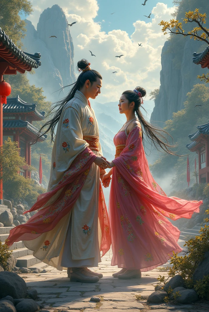 Han Xue and Zhang Hanyun - SeaArt AI