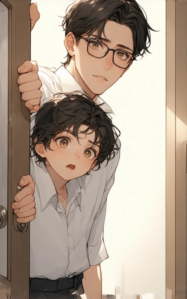 Let's take a look at the webtoon style poster: Two characters A Korean ...