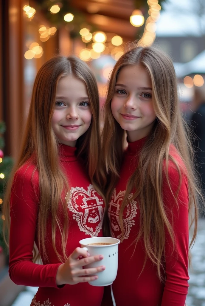 four pretty Slovakian girls , beautifully different , each with their ...