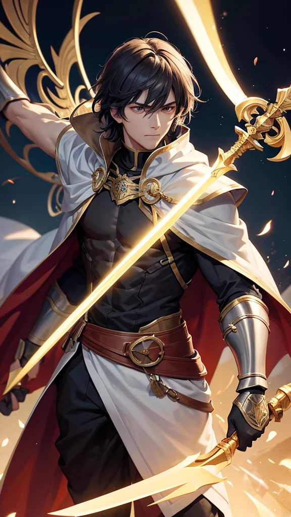 Chat,create an image of 4 cardinal heroes. The first hero:he wears ...