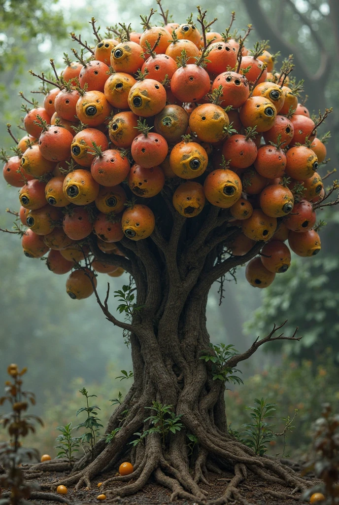 The Waqwaq Tree is a giant tree that bears human-like fruit in Arabian ...