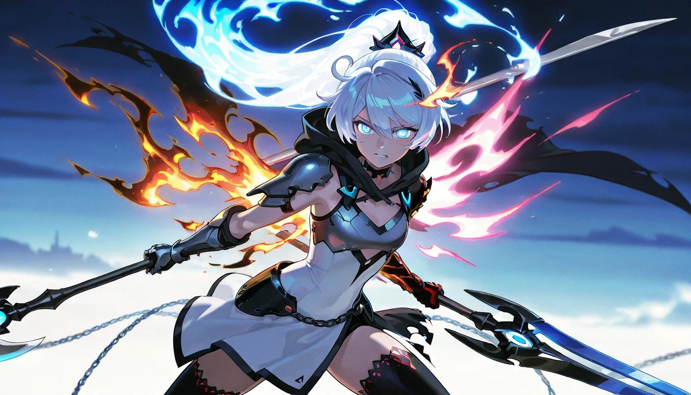 Anime illustration, detailed anime artstyle, cinematic background ...