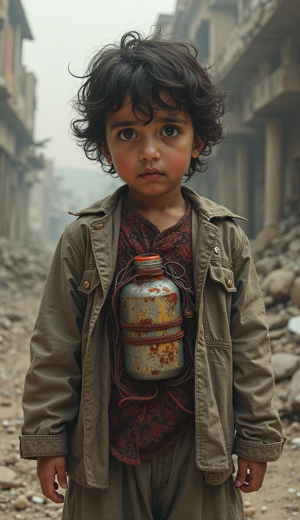 Pakistani bacche ki body Mein Bam - SeaArt AI