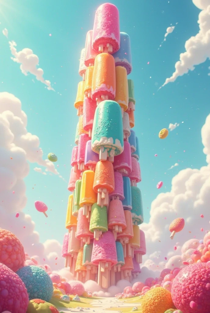 12inch popsicle tower - SeaArt AI