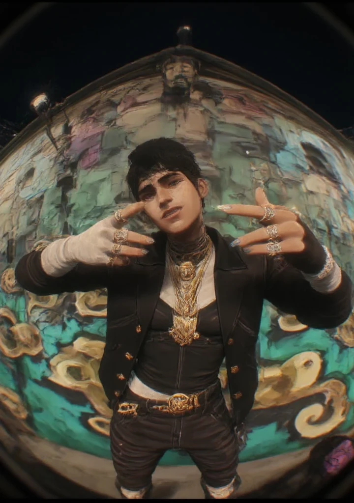 GR!llz, photoGRaph jayce A bold and rebellious gangsta-style portrait ...