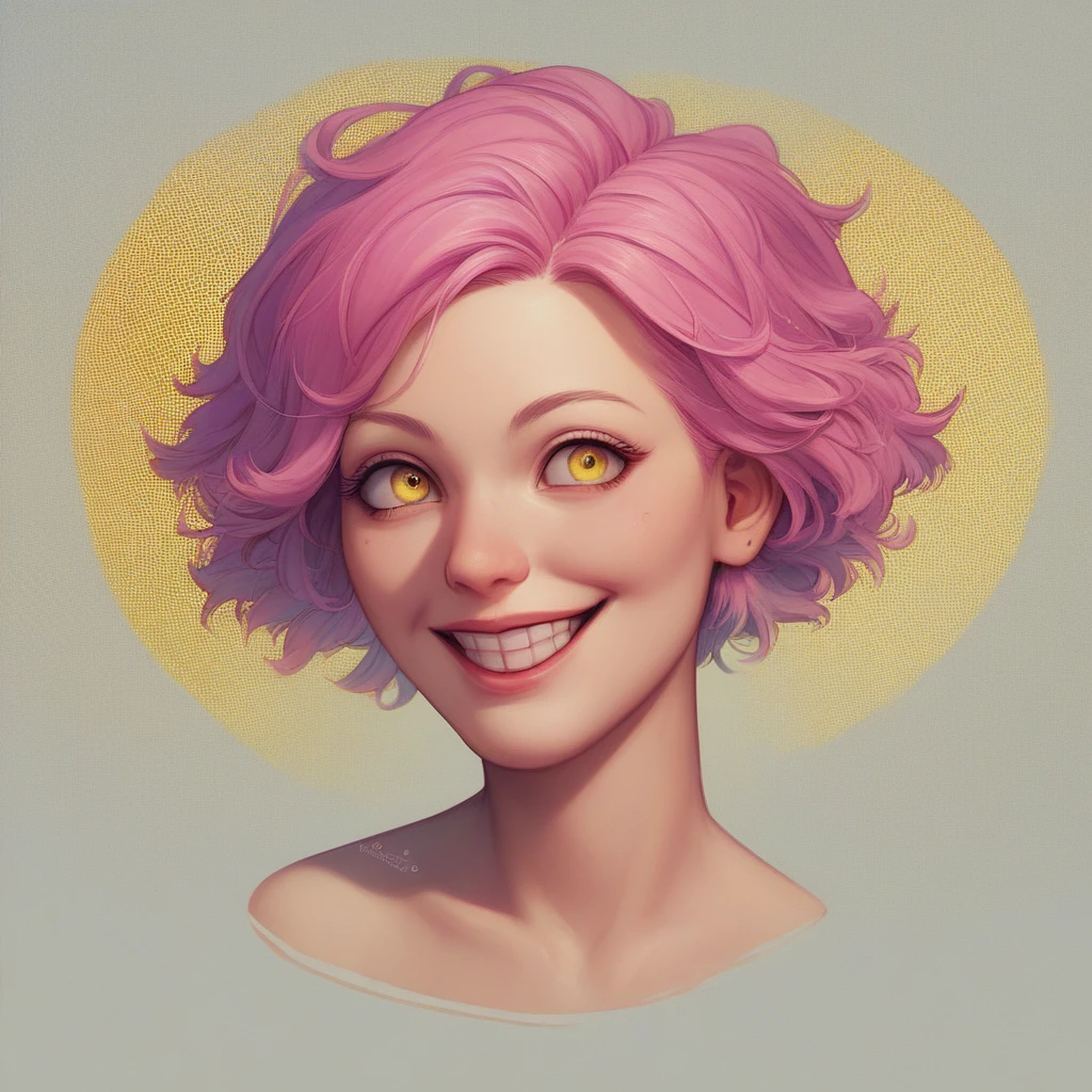 ((Best Quality, Masterpiece)), upper body, 8k, woman, pink hair - SeaArt AI