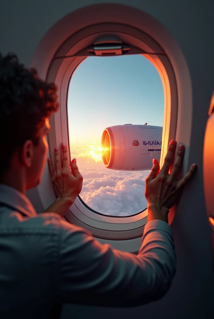 First person vision, Looking out the window of my little jet one of the ...