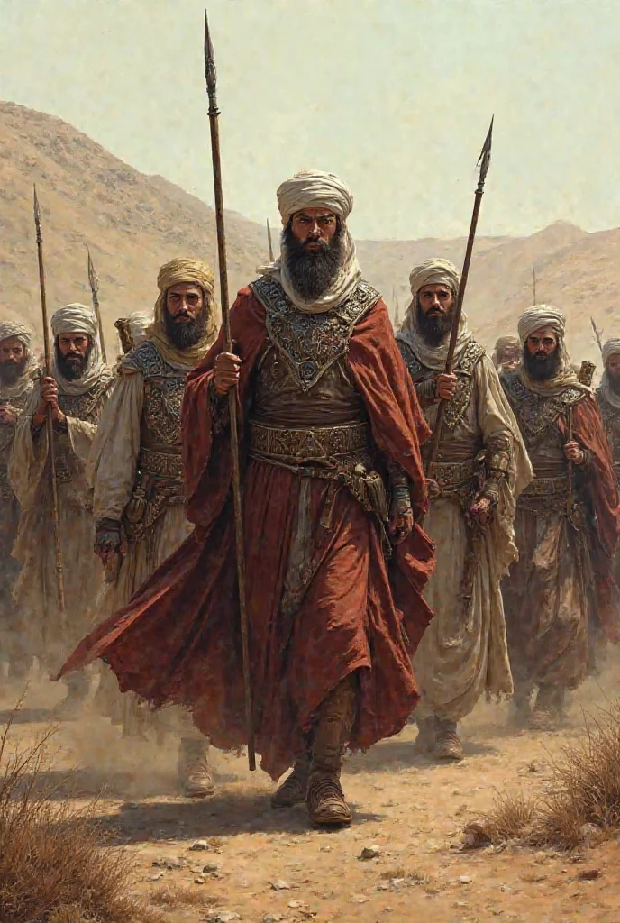 Islamic army islamic clothes with old typ culture army old weapons in ...