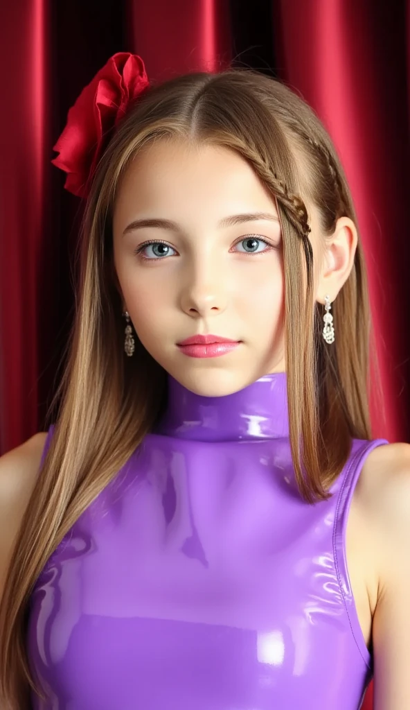 1 girl, solo, Hi-Res, long hair, looks at one woman, chest, smiles ...