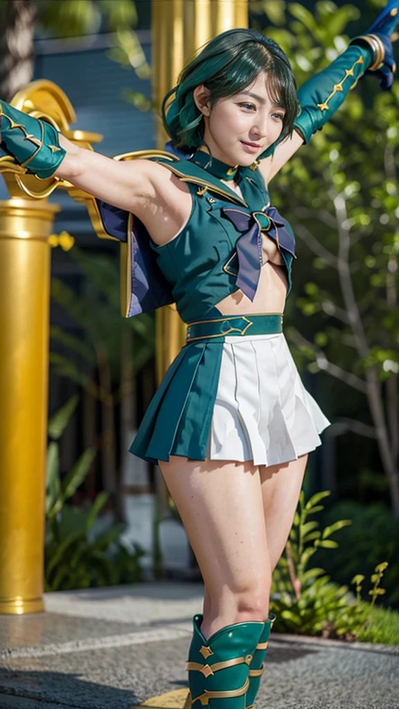 Captive Superheroine))),(((Crucified superheroine)))Sailor Neptune ...