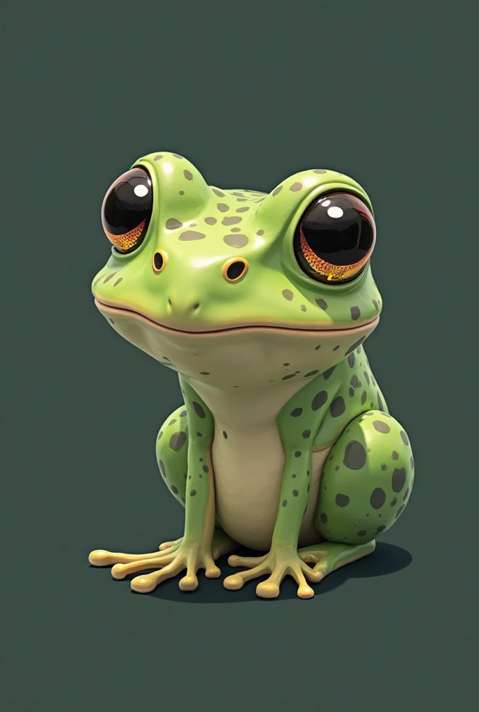 Make a profile picture of a frog, as for a streamer, light and dark ...