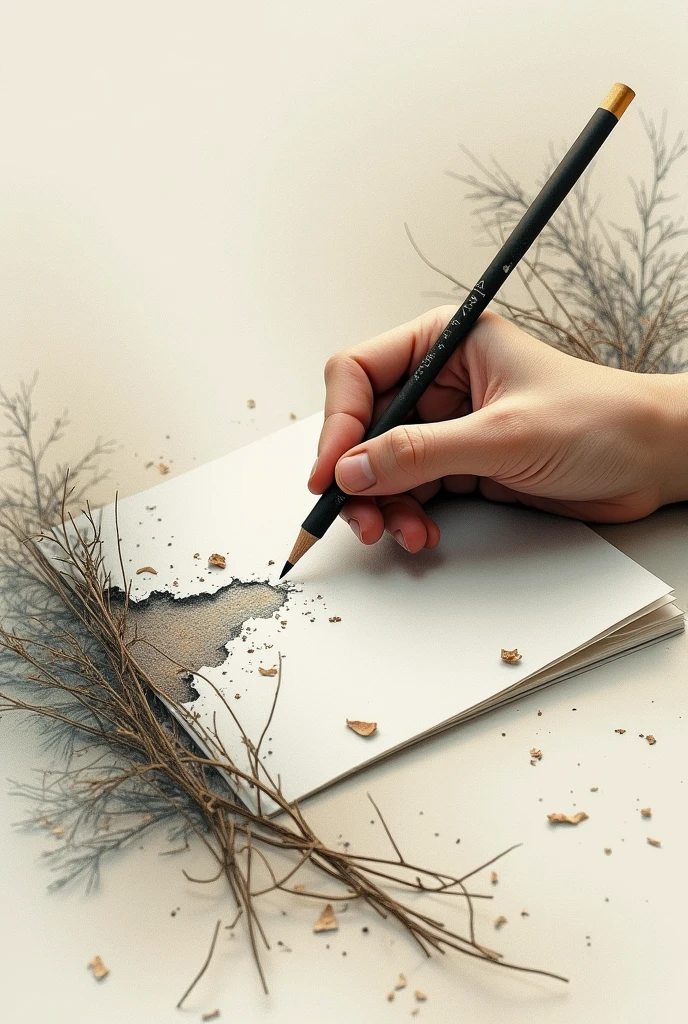 Writing essay in a drawing style - SeaArt AI