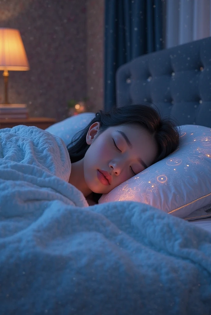 An animation featuring the Sleep enhancing smart blanket that adjusts ...
