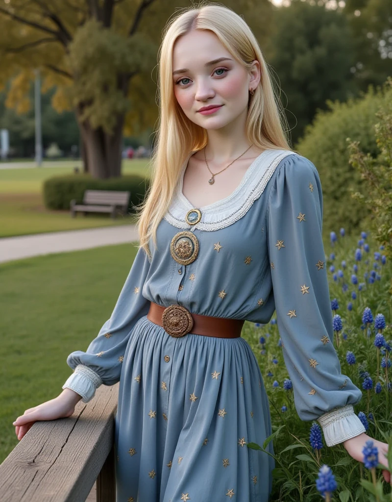 A candid yet refined photograph of a beautiful woman with soft blonde ...