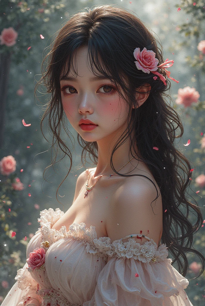 Personnage de Manga Une fille belle et douce et agréable et très sexy avec du sa - SeaArt AI