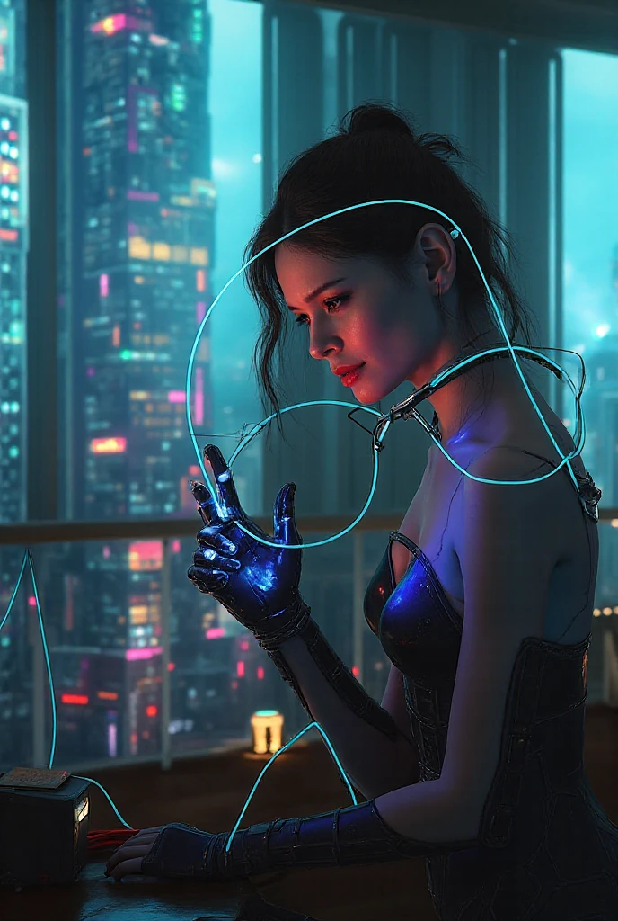 Creat this guy with a female body streaming - SeaArt AI