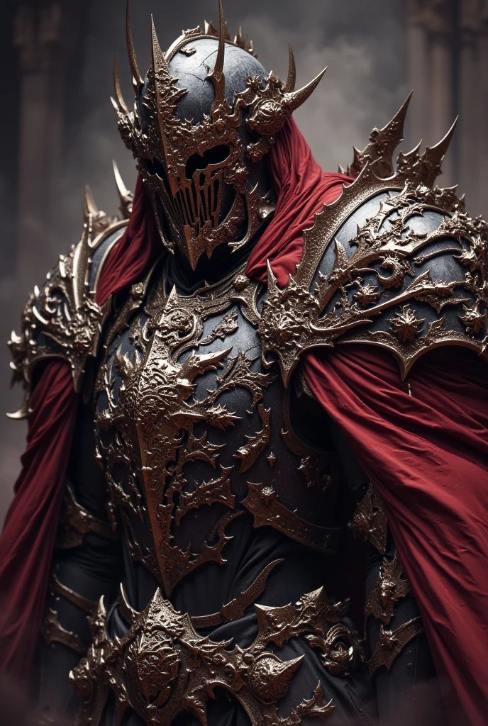 A close up of the armor of a worthy royal knight.,Meticulous mirror ...