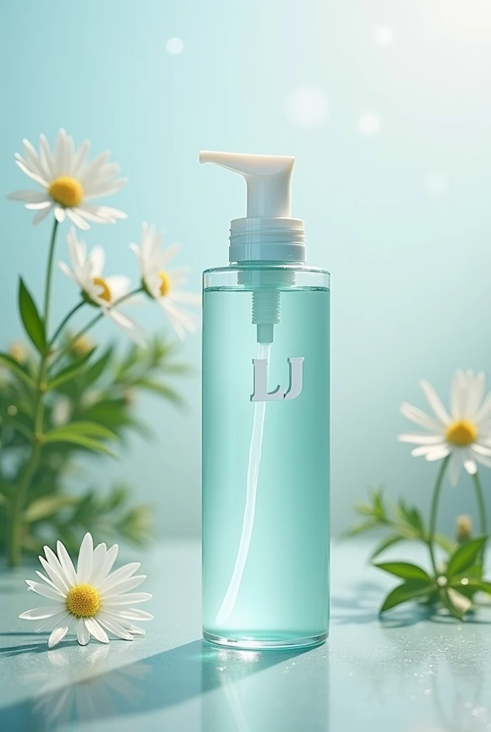A skin lotion product called Lj has a transparent, colorless and long ...